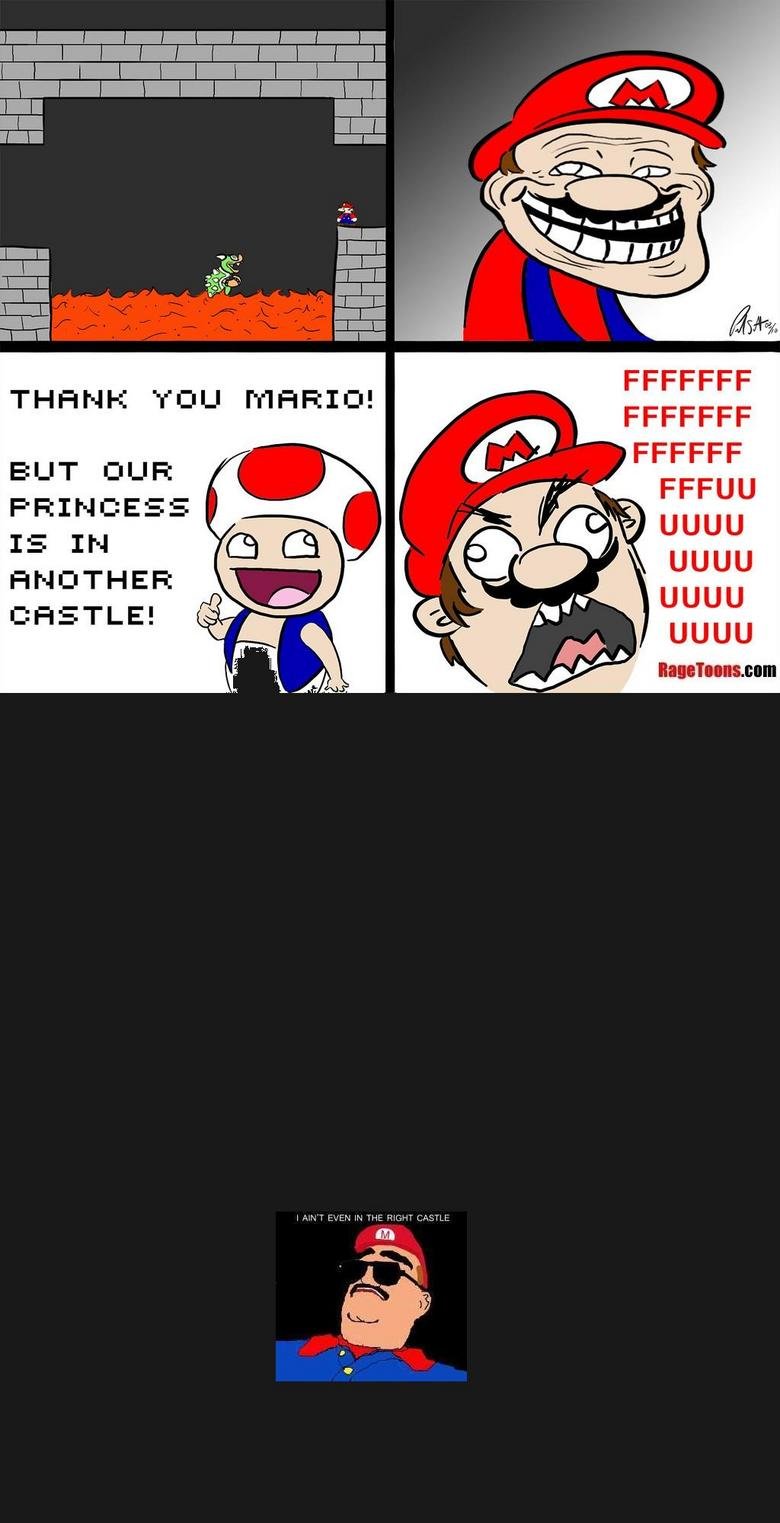 Mario is in the wrong castle!