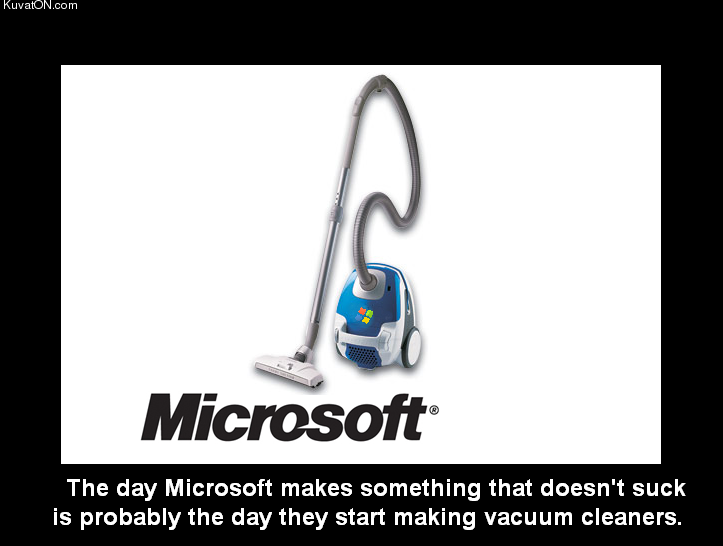 Microsoft sucks