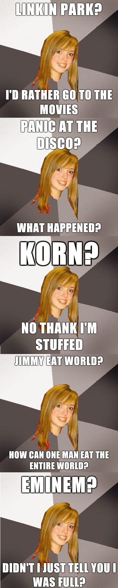 Musically Oblivious Girl