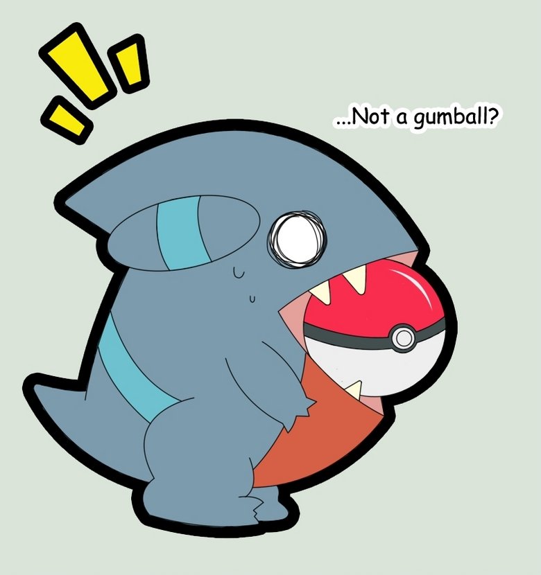 Poor Gible That's Not A Gumball