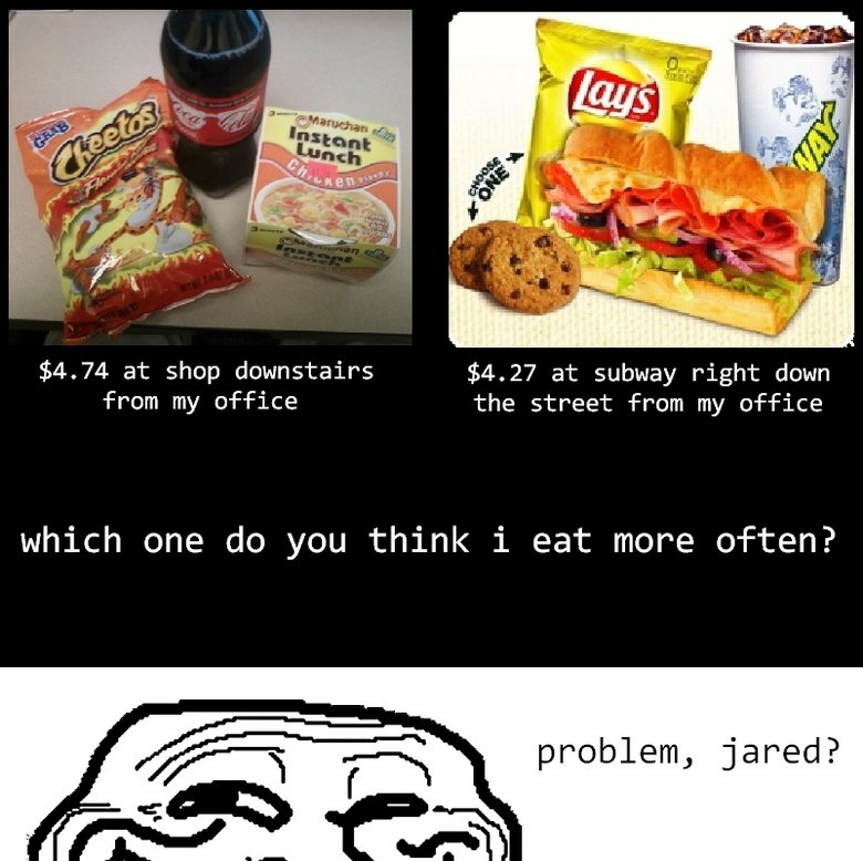 Subway Diet Memes