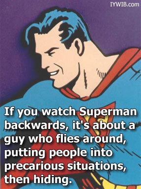 Superman Backwards