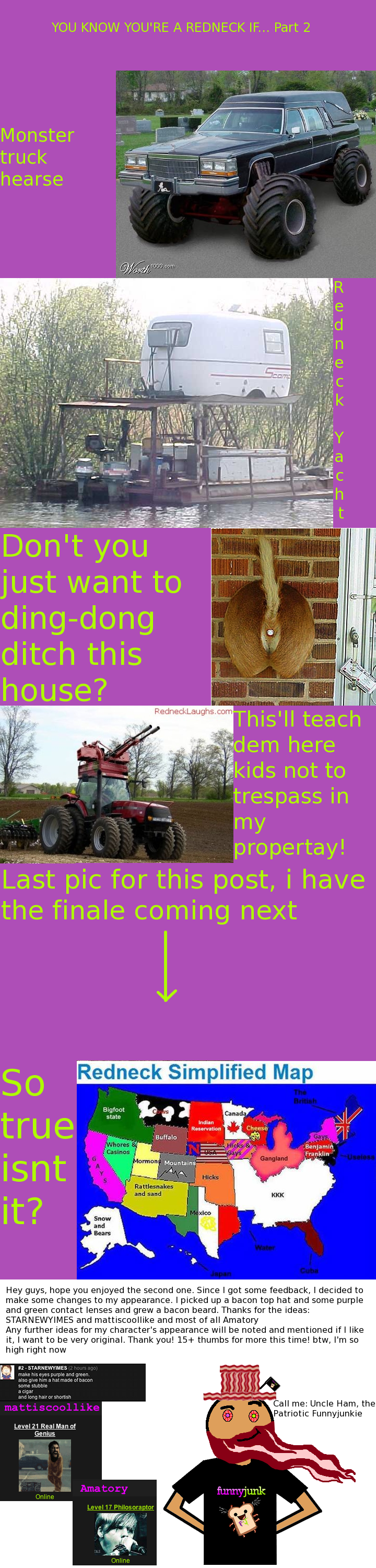 You know your a redneck if. Part 2